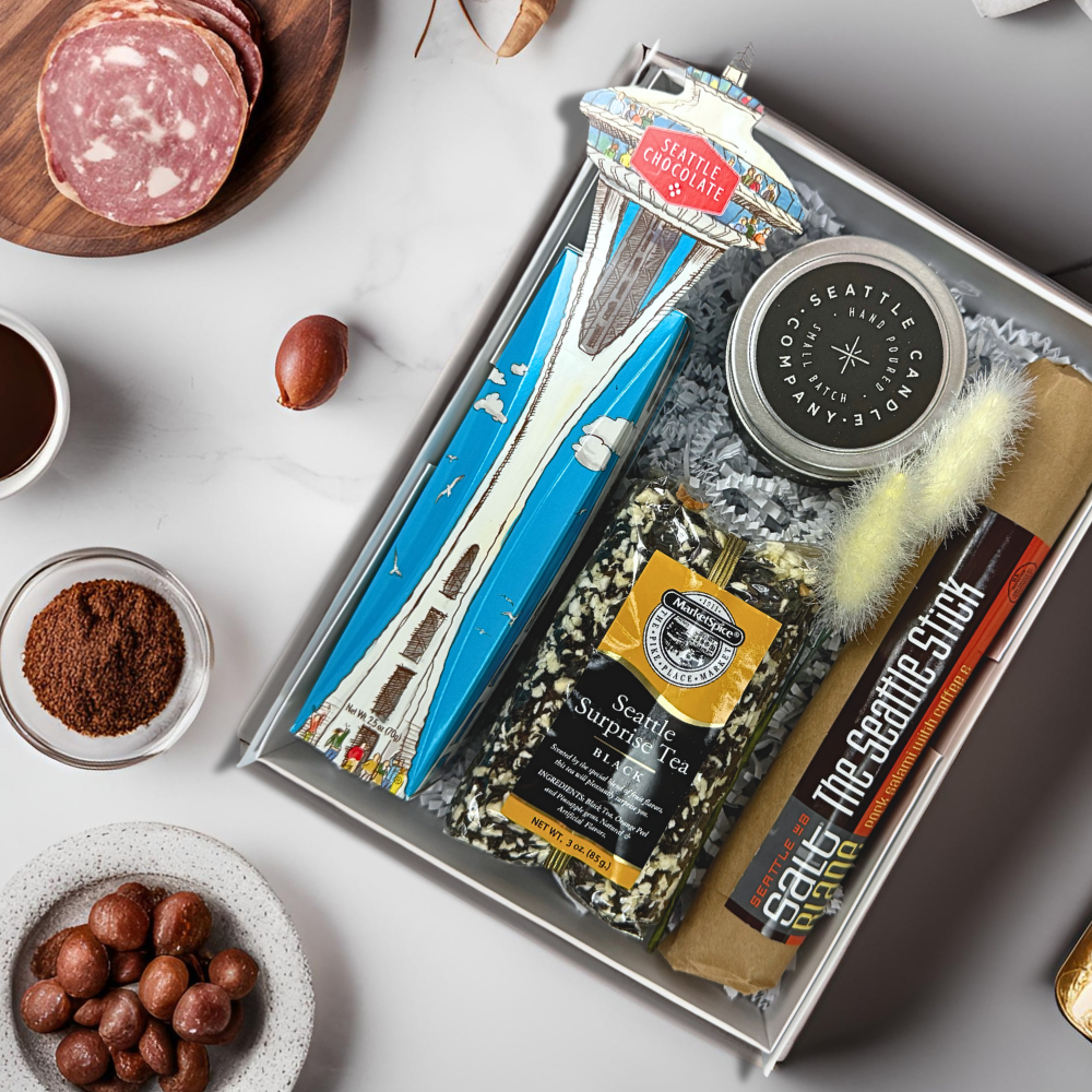 All Things Seattle Gift Box – Apple Blossom Gift Baskets
