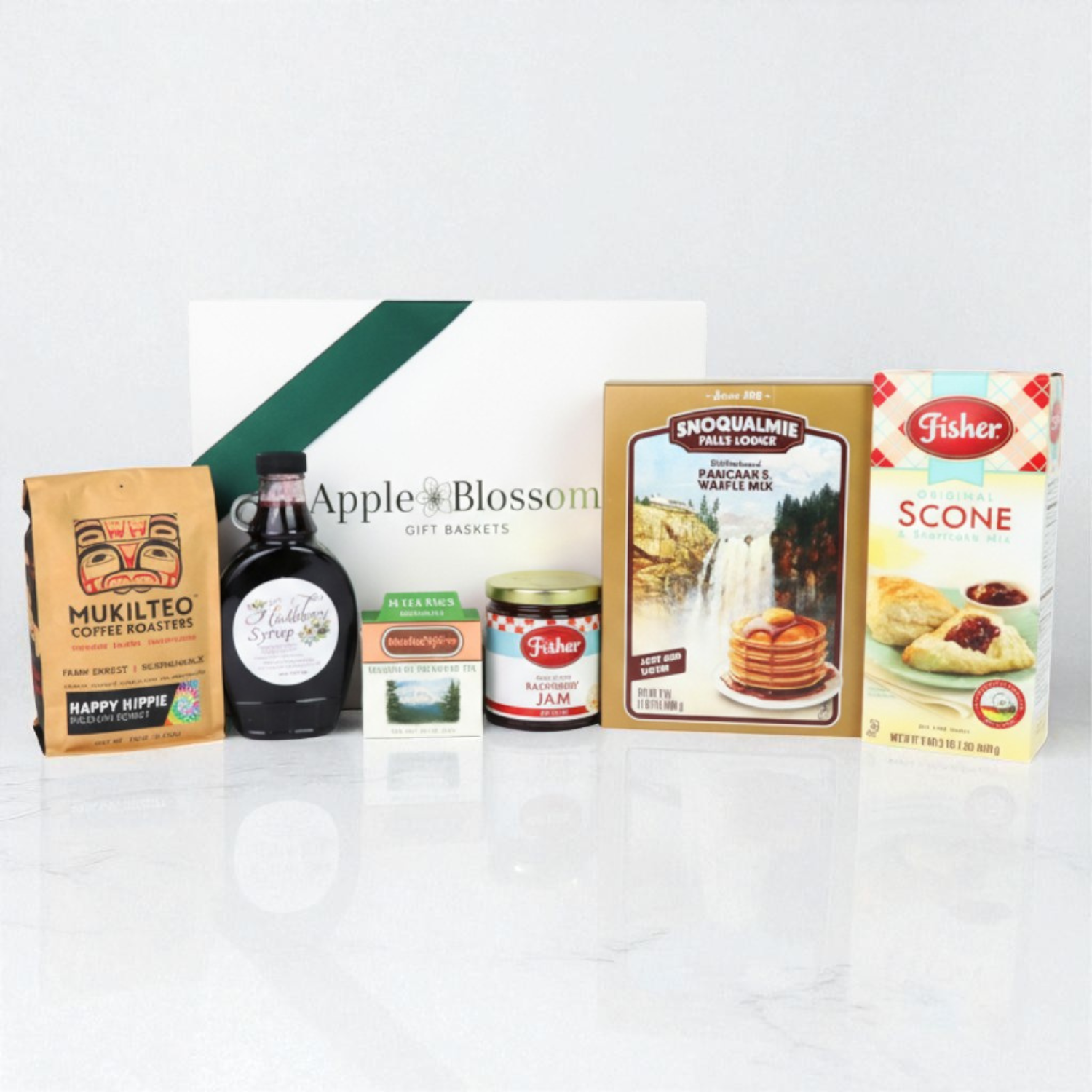 Seattle Breakfast Gift Box | PNW Pancake & Coffee Set – Apple Blossom ...